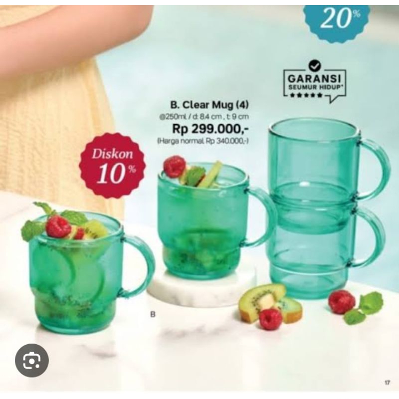 Jual Clear mug tupperware | Shopee Indonesia