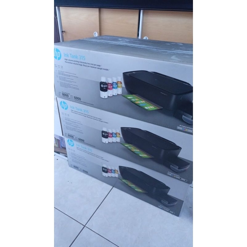 Jual Printer HP Ink Tank 315 Print Scan Copy Inktank infus ORIGINAL ...