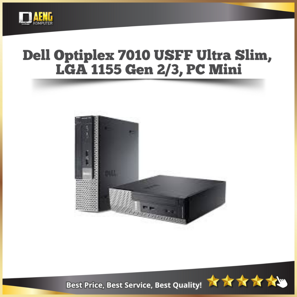 Jual PC Dell Optiplex 7010 USFF Ultra Slim Socket 1155 gen 2 gen 3 PC ...