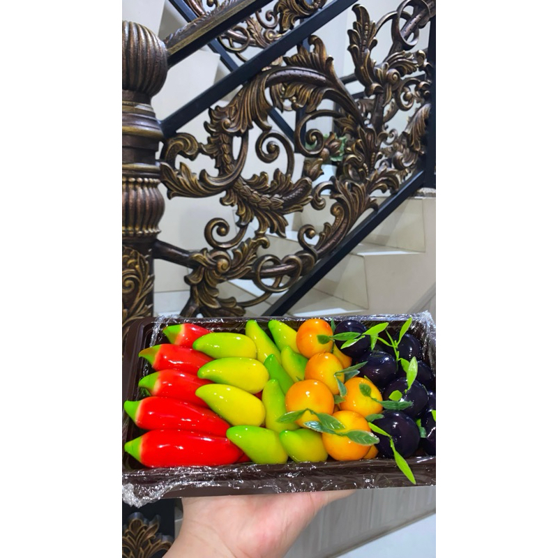 Jual Kue Lukcup thailand/ Buah mini fantasy PO 1-2 hari Mix buah ...