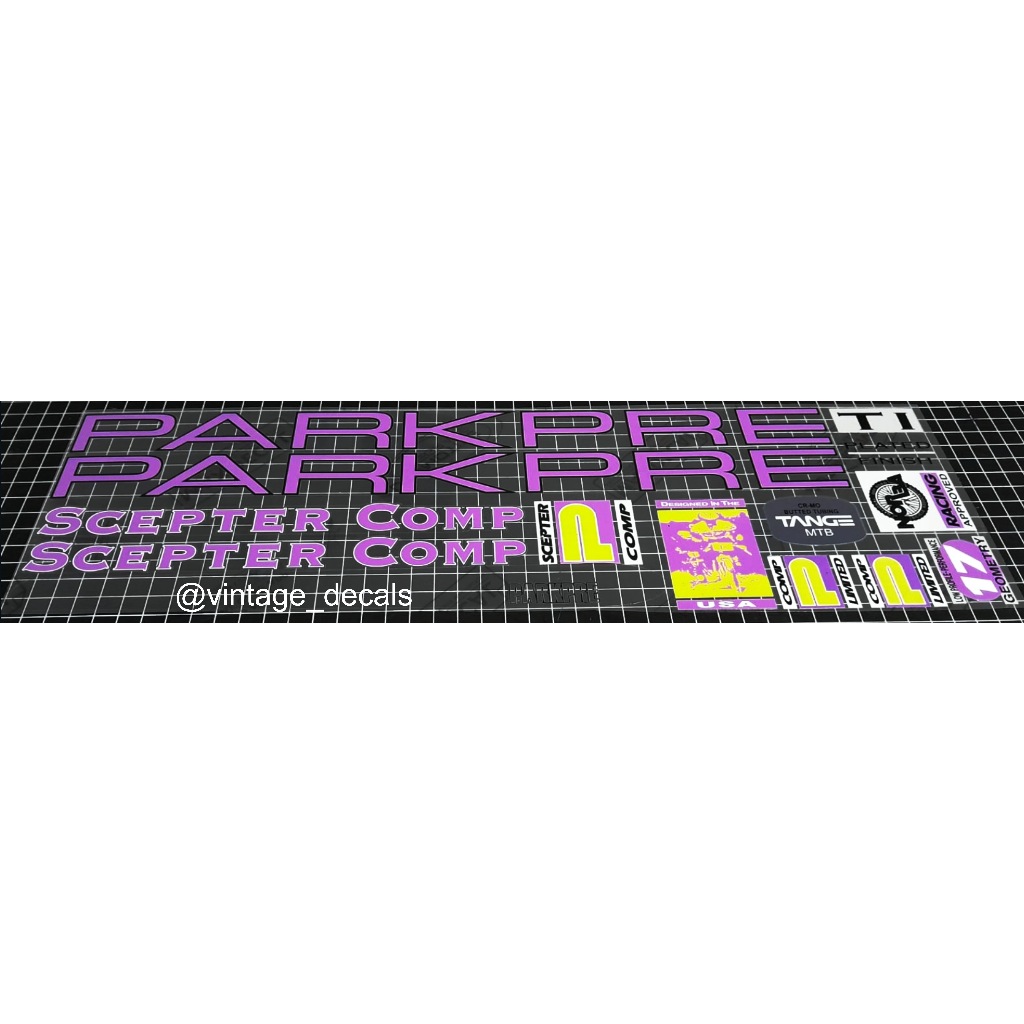 Jual sticker decals PARKPRE mountain comp, comp limited, scepter comp ...