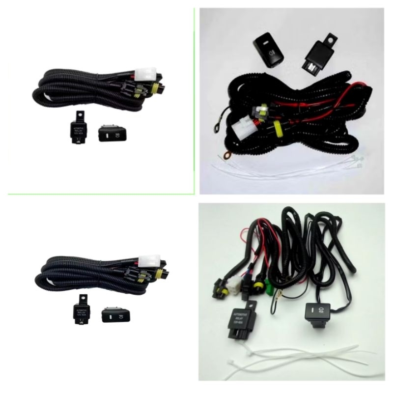 Jual kabel set foglamp komplit relay switch Daihatsu Xenia Ayla Terios ...