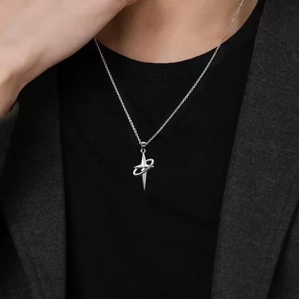 Jual Kalung Titanium Liontin Bintang Pria Dan Wanita Gaya HipHop Model ...