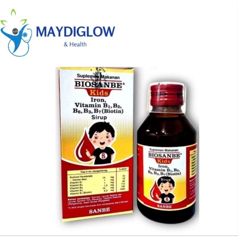 Jual BIOSANBE KIDS SYRUP 120 ML | Shopee Indonesia