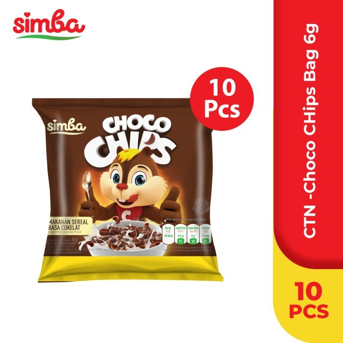 Jual SIMBA CHOCO CHIPS RCG 10x6 GRAM | Shopee Indonesia