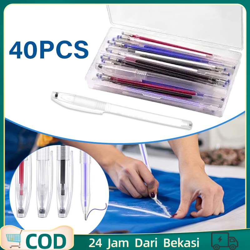 Jual 40pcs Tinta+ 1 Case Pulpen Heat Erasable Heat Erasable Pen Pen ...