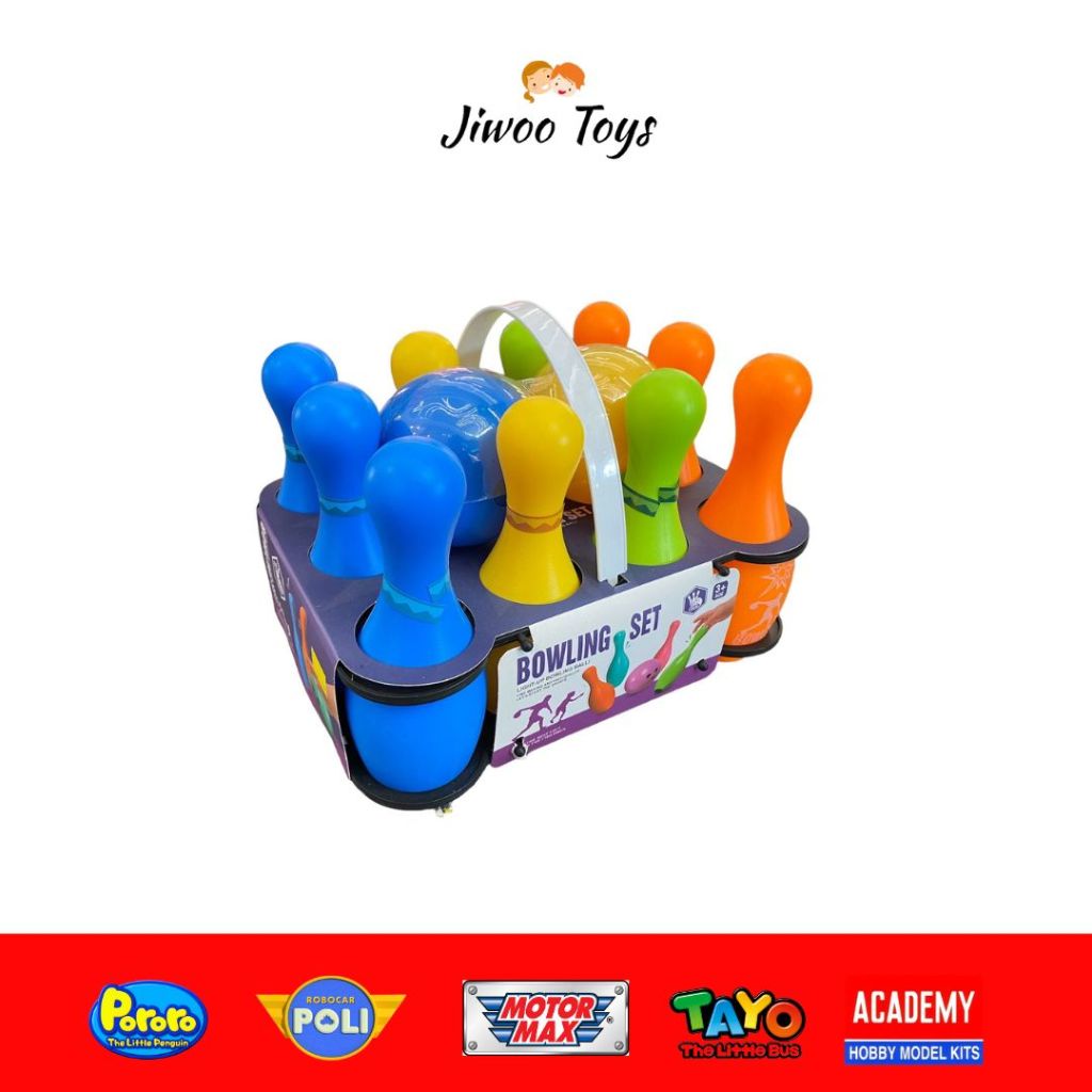 Jual Mainan Anak Bola Bowling Set with Light HW20059303 Mainan Bowling ...