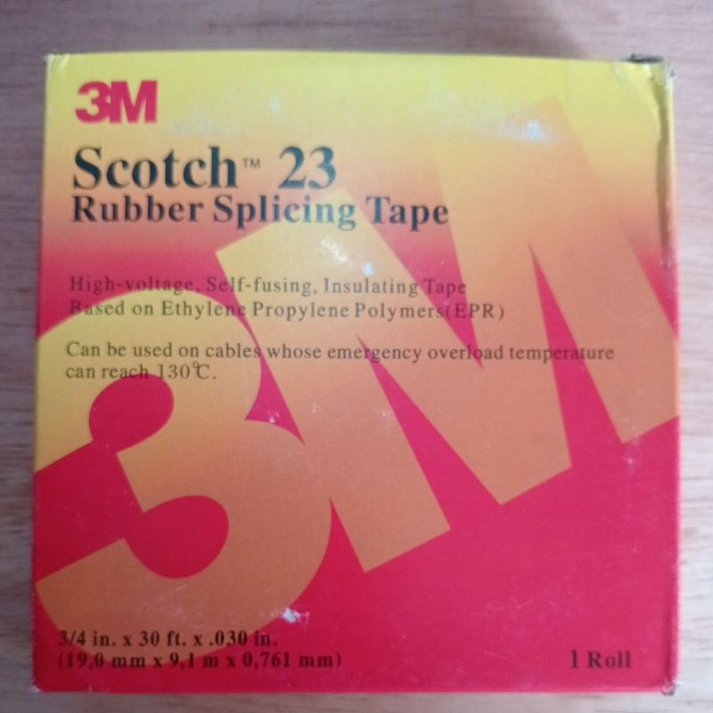 Jual 3M SCOTCH 23 ISOLASI RUBBER SPLICING TAPE | Shopee Indonesia