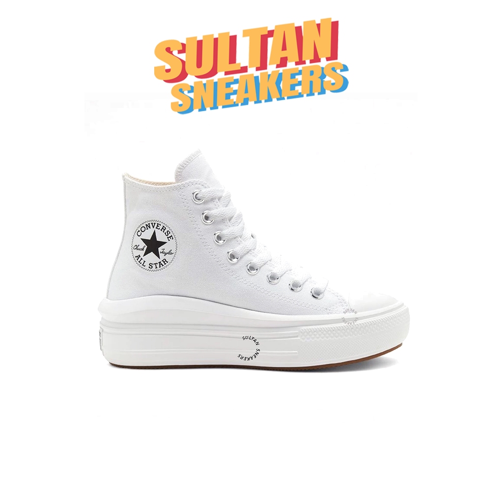 Converse Chuck Taylor All Star High White Move Platform