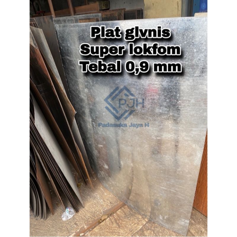 Jual Plat besi galvanis super lokfom tebal 0,9mm . ukuran mulai dari 120x120cm | Shopee Indonesia