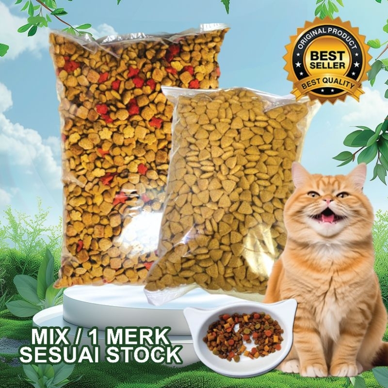 Jual HAPPY MIX 500 - Makanan Kucing MIX MERK Camilan Kucing Snack ...