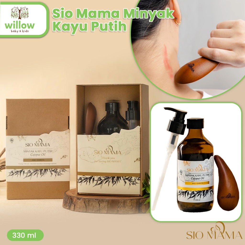 Jual Minyak Tubuh - Sio Mama Minyak Kayu Putih 330Ml | Shopee Indonesia