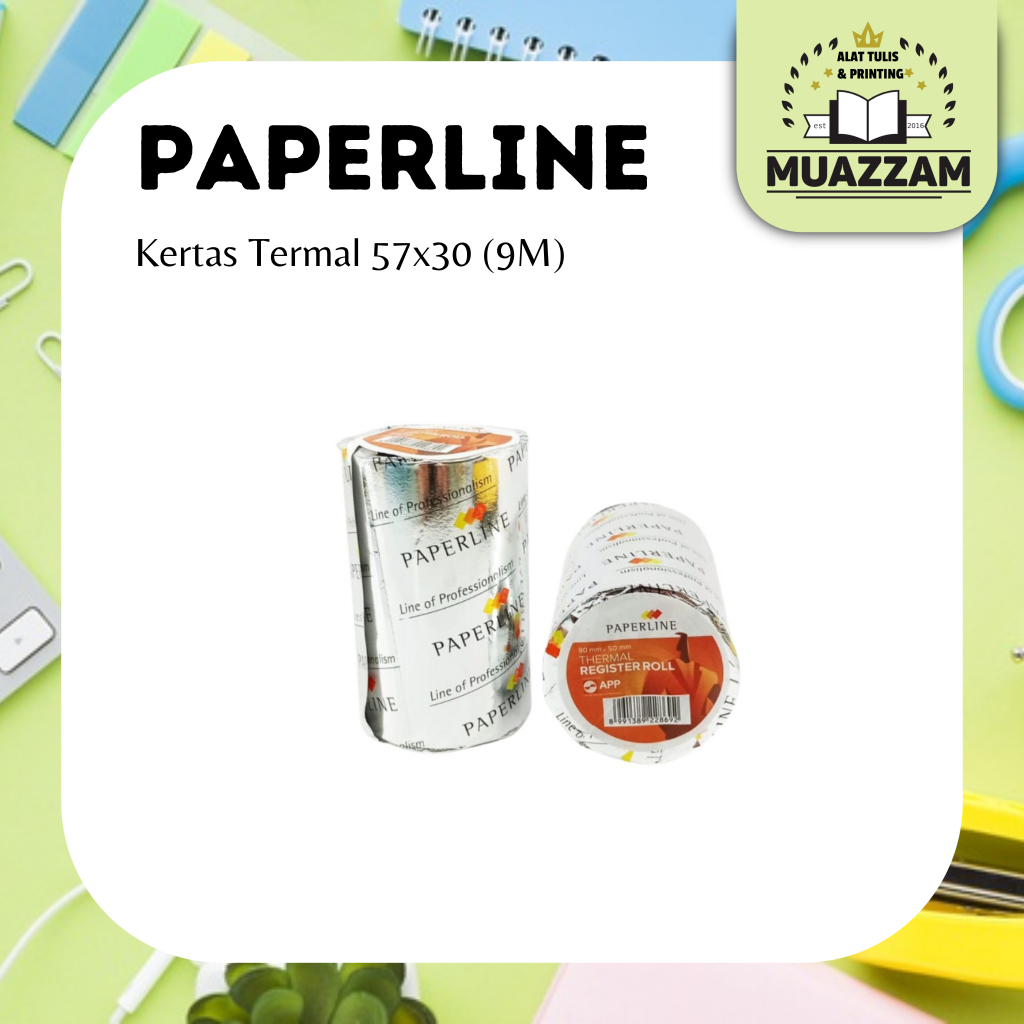Jual Paperline Kertas Termal 57x30 1 pcs | Shopee Indonesia