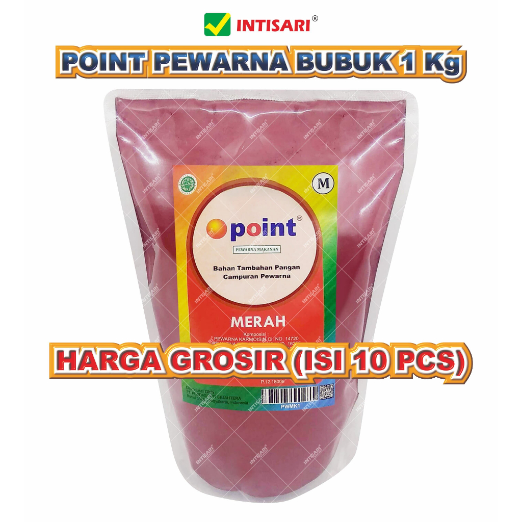 Jual [GROSIR ISI 10 PCS] PEWARNA BUBUK MERAH TUA 1000 G | Shopee Indonesia