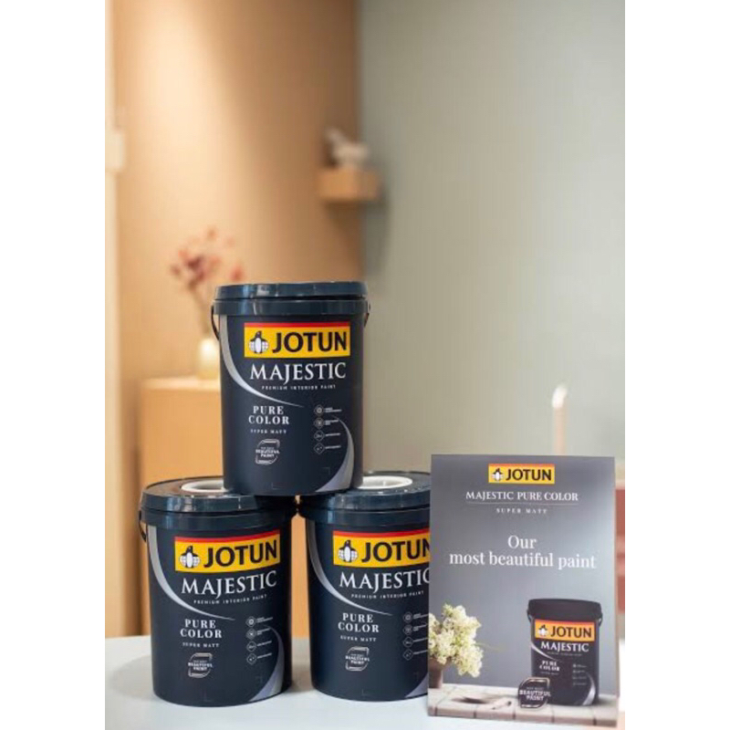 Jual JOTUN MAJESTIC PURE COLOR CAT TEMBOK INTERIOR PUTIH CHI 7236 (20L) | Shopee Indonesia