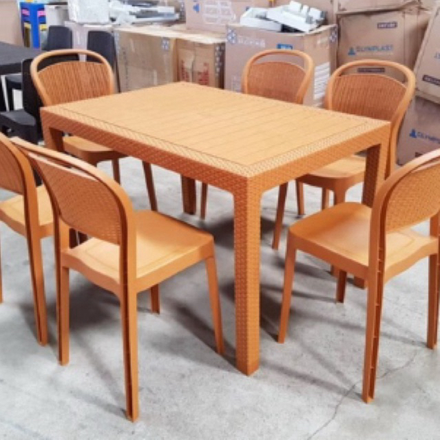 Jual Meja Makan Plastik Olymplast / Kursi Makan Plastik Olymplast ...