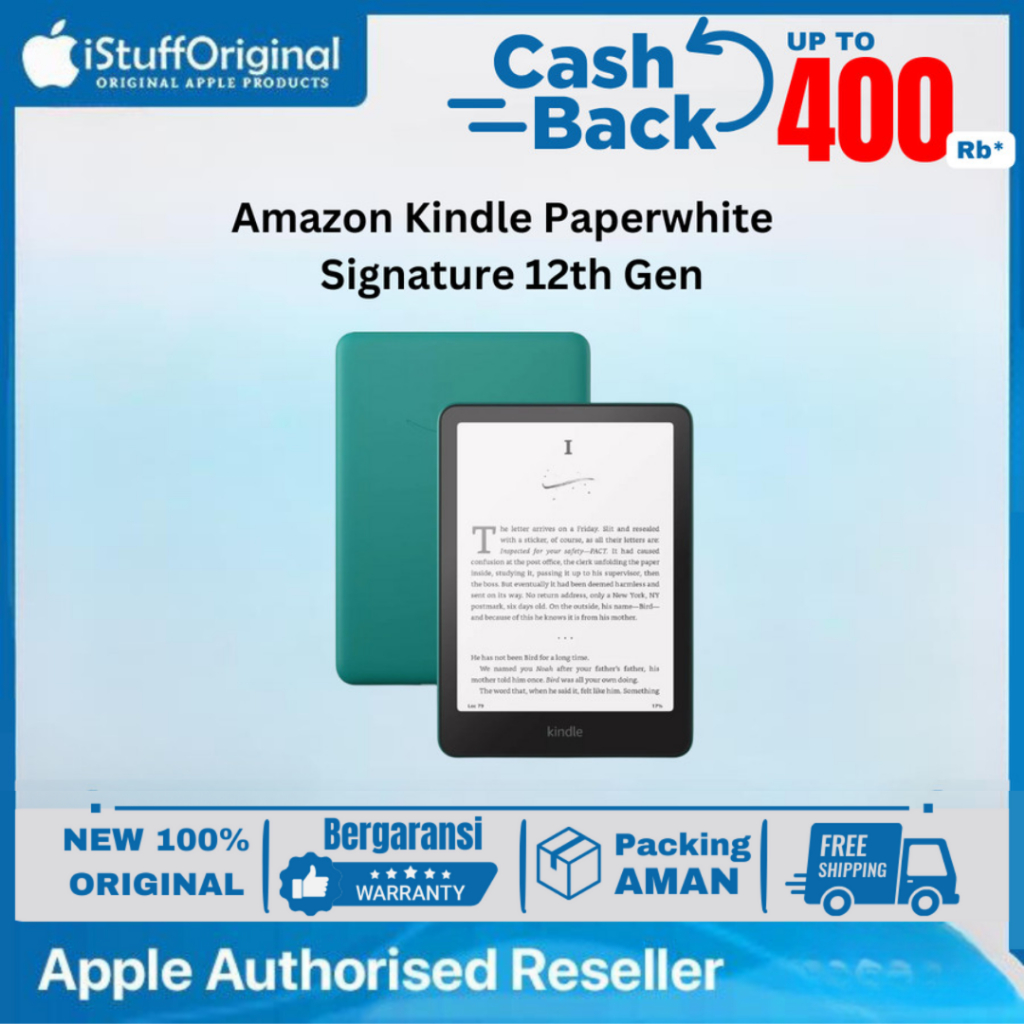 Jual Amazon Kindle Paperwhite 12th Gen USB-C Signature Edition 32GB ...