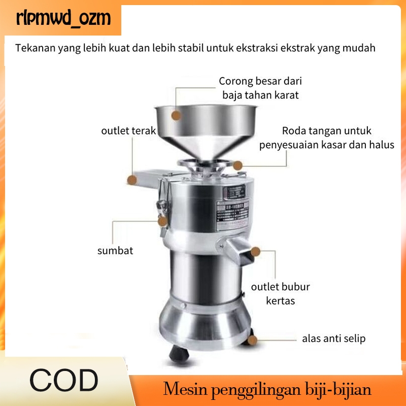 Jual Mesin susu kacang kedelai komersial stainless steel yang ...