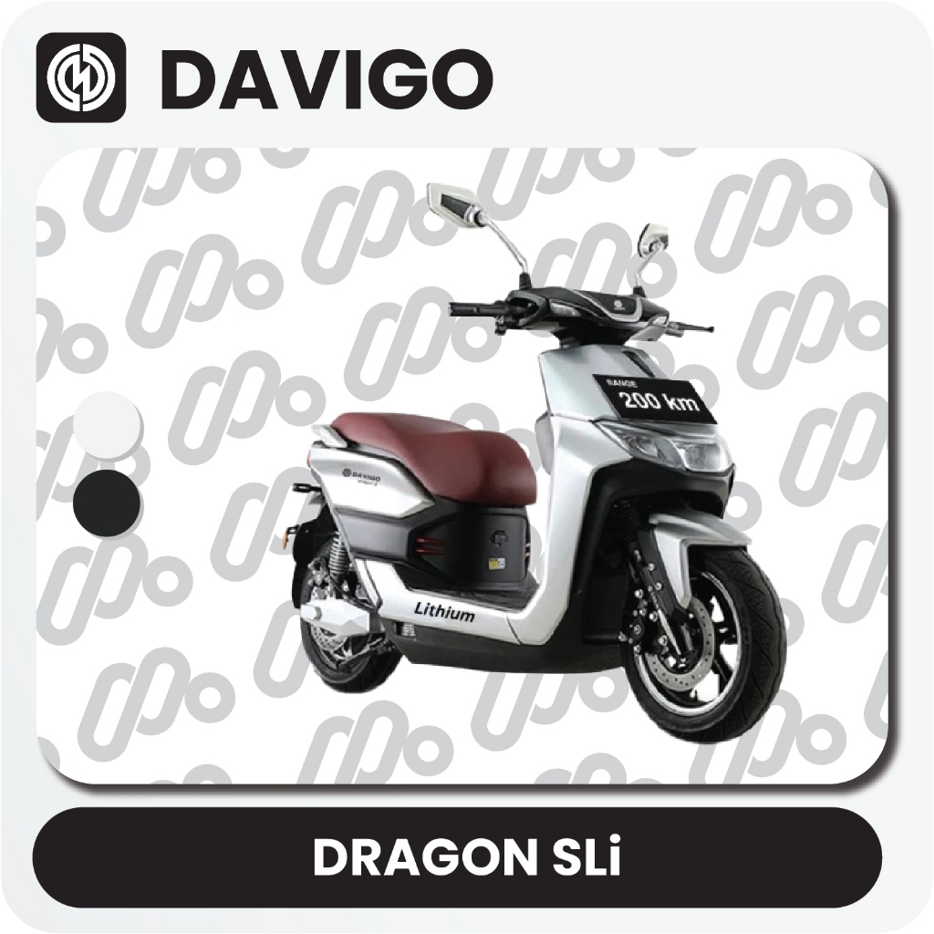 Jual Motor Listrik Davigo Dragon S Lithium 200 km | Shopee Indonesia