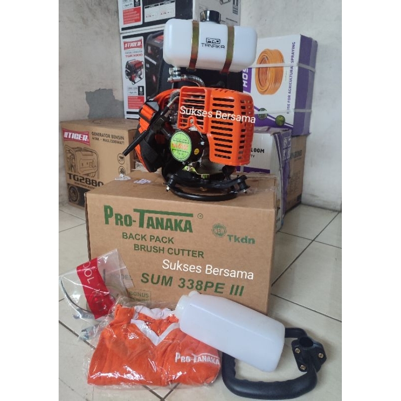 Jual Brush Cutter Pro Tanaka SUM 338 (2tak) / Mesin Potong Rumput ...