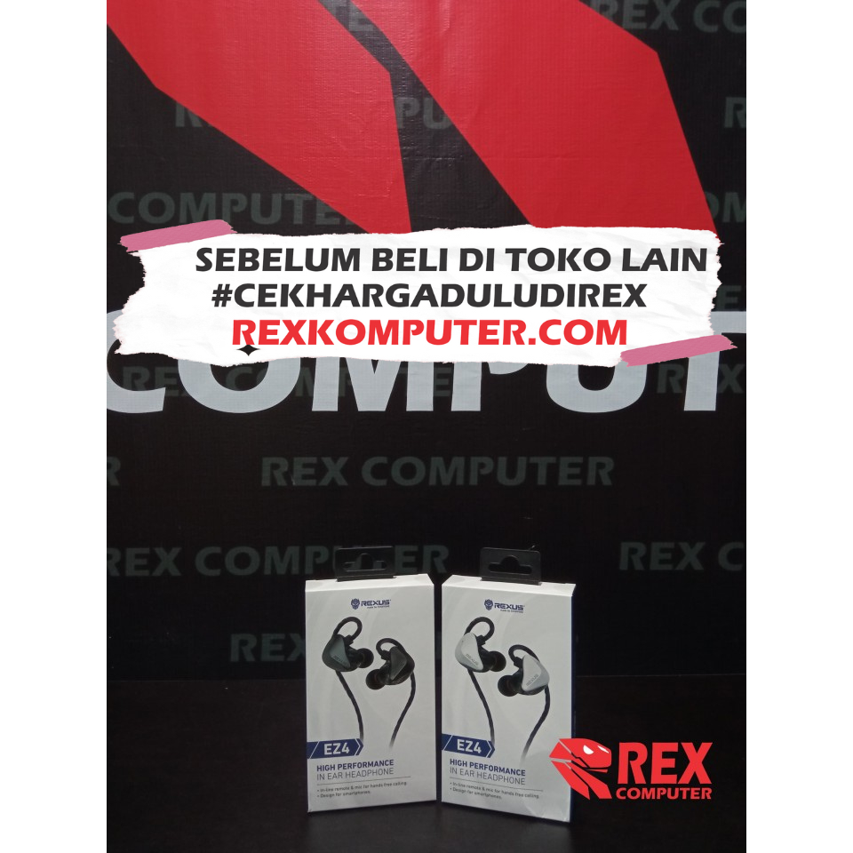 Jual EARPHONE REXUS EZ4 | Shopee Indonesia