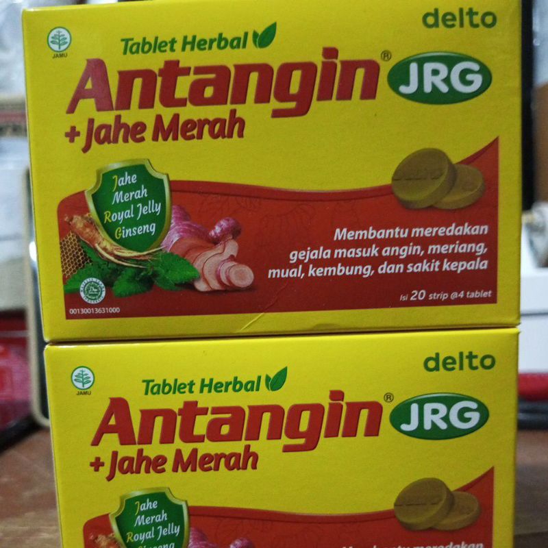 Jual Antangin JRG Tablet Kaplet Jamu masuk angin Box | Shopee Indonesia