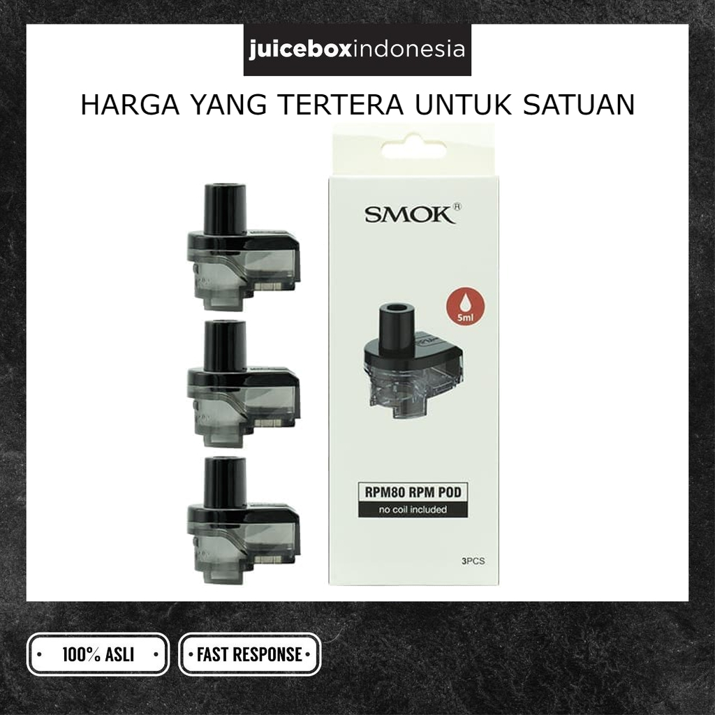 Jual Cartridge RPM 80 Pod Kit Authentic by Smok | Shopee Indonesia
