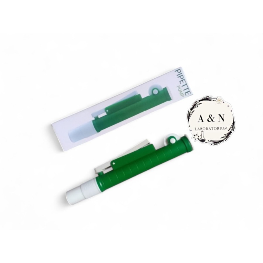 Jual Pipette Filler Pump / Bulp Pompa Pipet 10mL - GREEN / Hijau ...
