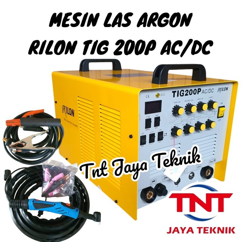 Jual RILON TIG 200P AC/DC MESIN LAS ARGON RILON TIG 200 P ACDC / TRAFO ...