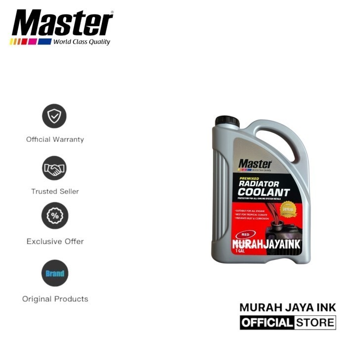 Jual Radiator Coolant / Air Radiator MASTER 4 LITER ORI | Shopee Indonesia