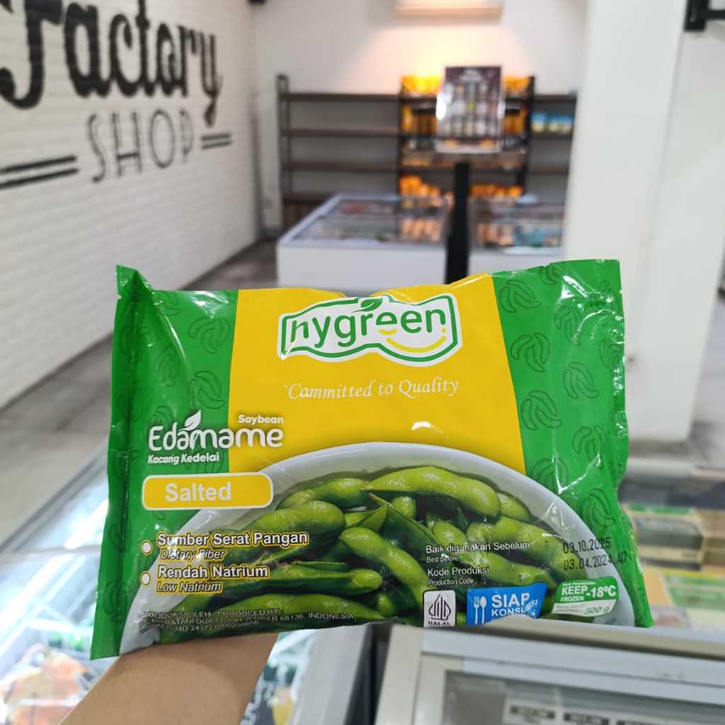 Jual Edamame Hygreen Salted 500g | Shopee Indonesia