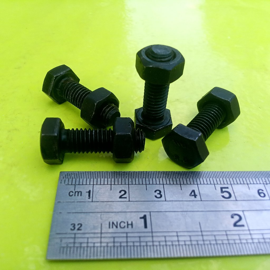 Jual BAUT BAJA HTB 8.8 M8 X 25 FULL DRAT / BAUT 13 KUNCI 13 / BAUD FULL ...