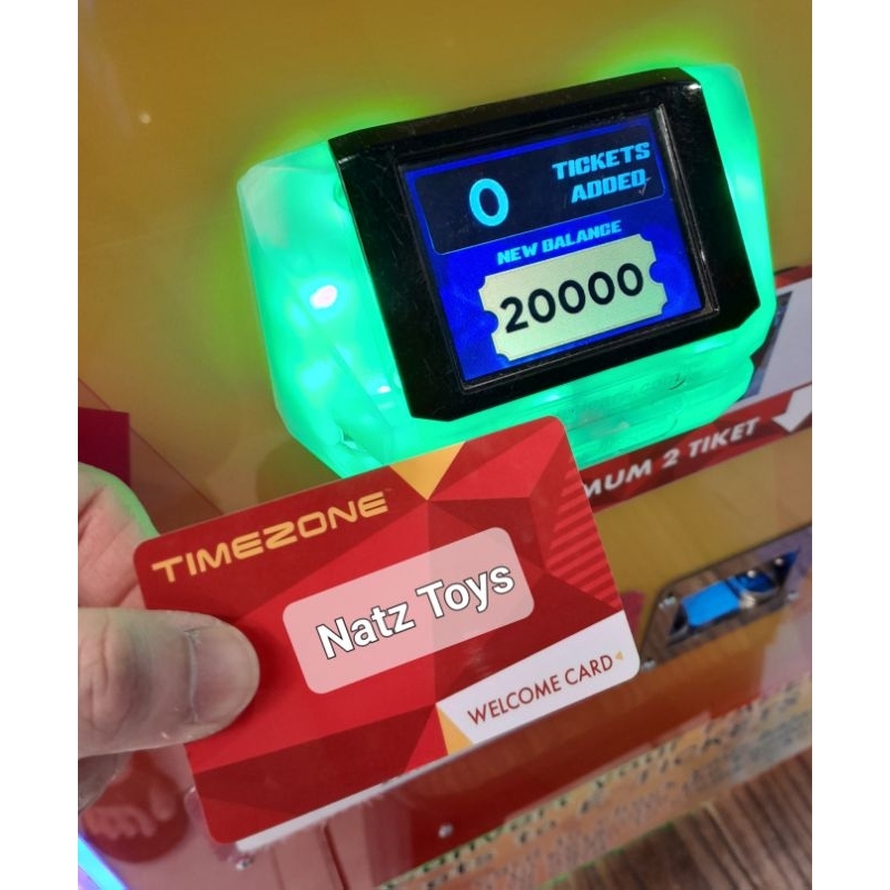 Jual 20000 E-Ticket Timezone Ready Stock + PowerCard Merah Bisa Di ...