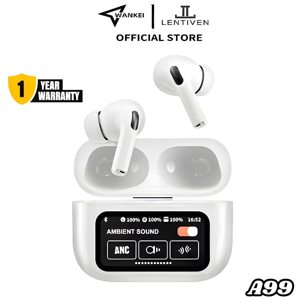 Jual WANKEI LENTIVEN TWS Bluetooth Headset Bass Earphone Wireless V5.4 ...