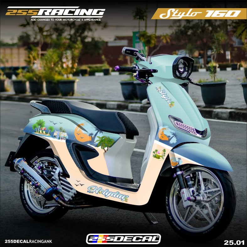 Jual Decal Stiker Honda STYLO 160 FULL BODY FULLBLOK - Sticker STYLO ...