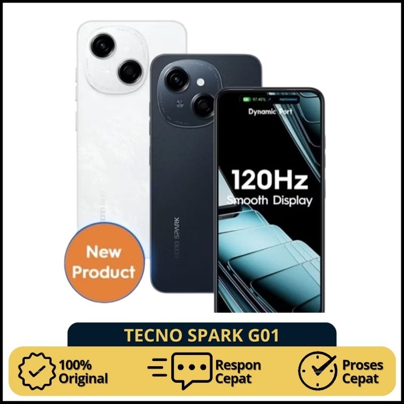Jual Tecno Spark Go1 4/128GB Garansi Resmi | Shopee Indonesia