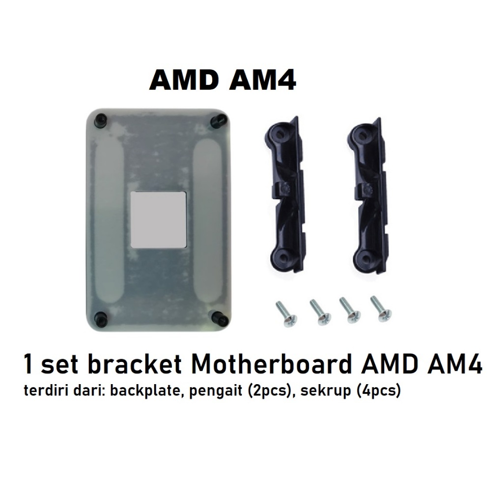 Jual Bracket Besi Backplate Motherboard AMD socket AM5 AM4 Ryzen ...