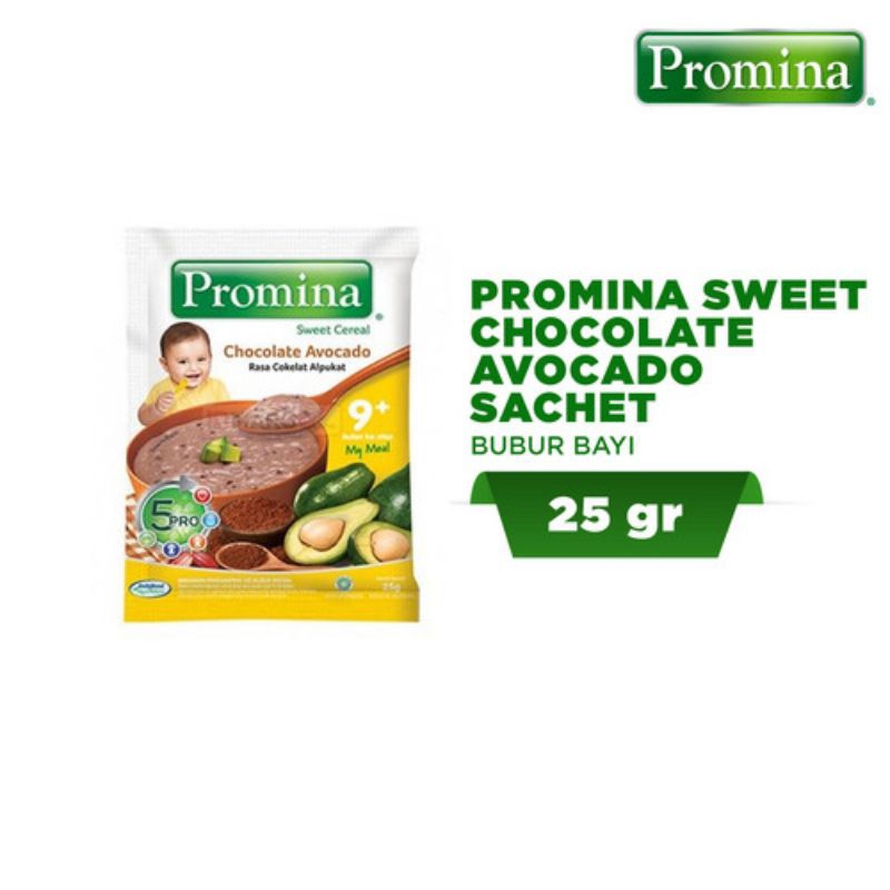 Jual Promina Sweet Chocolate Avocado Sachet 20gr (PER 5 SACHET ...