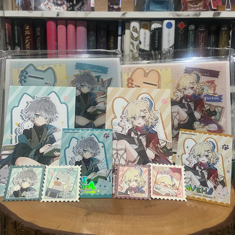 Jual Sumeru F4 by Ddungw Alhaitham Kaveh Cyno Tighnari Standee Stamp ...