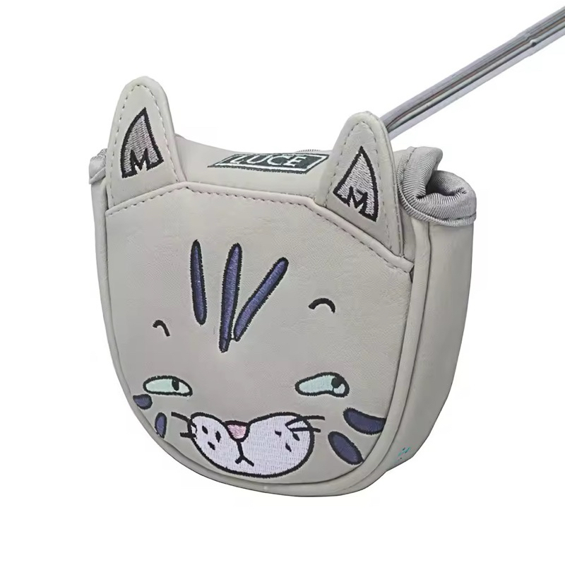 Jual Annoying Cat Putter Mallet Golf Head Cover Golf Penutup Sarung ...