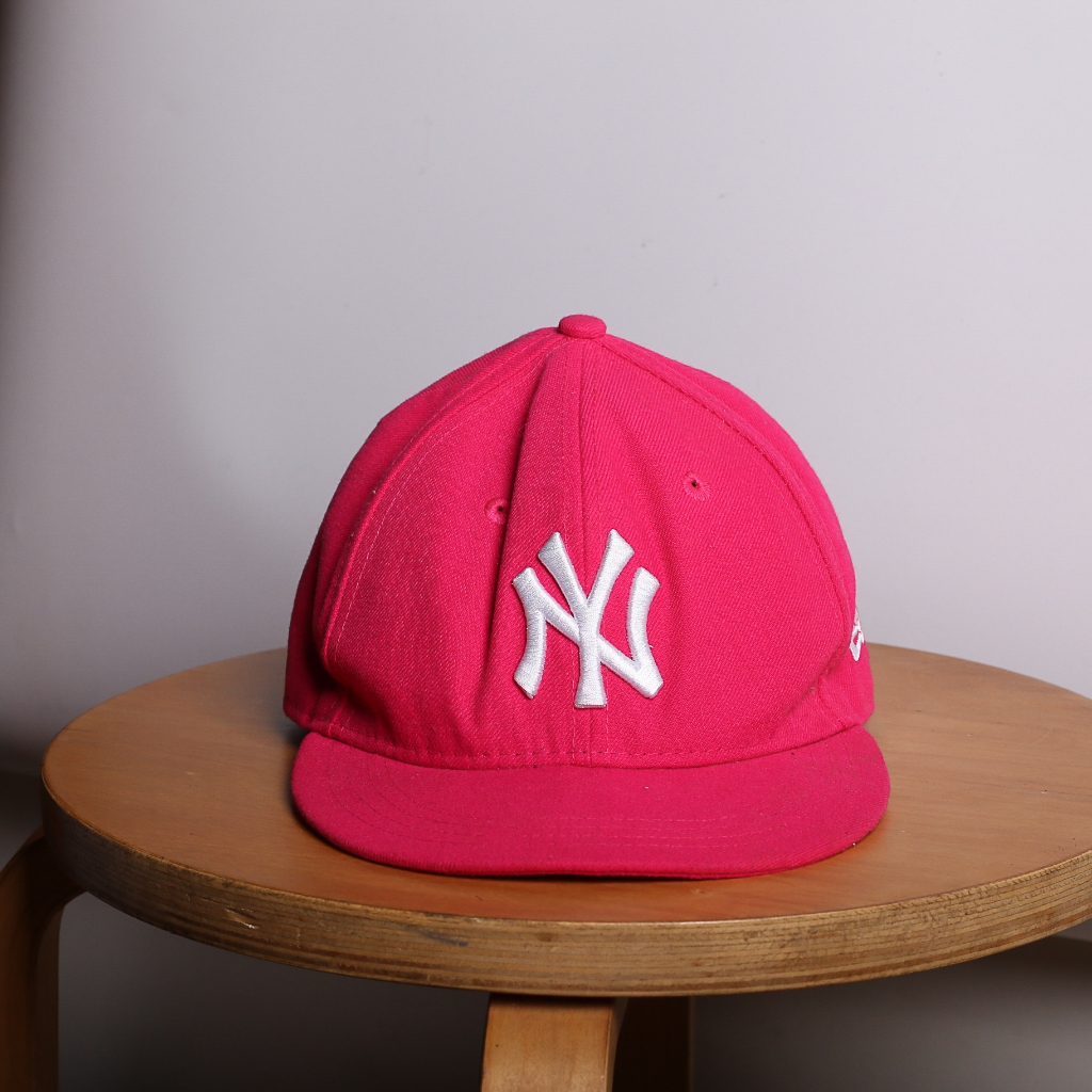 Jual New Era NY Caps Pink H.74 (Second) | Shopee Indonesia