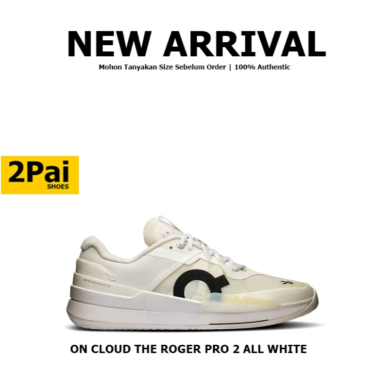 Jual ON RUNNING THE ROGER Pro 2 - All White | Shopee Indonesia