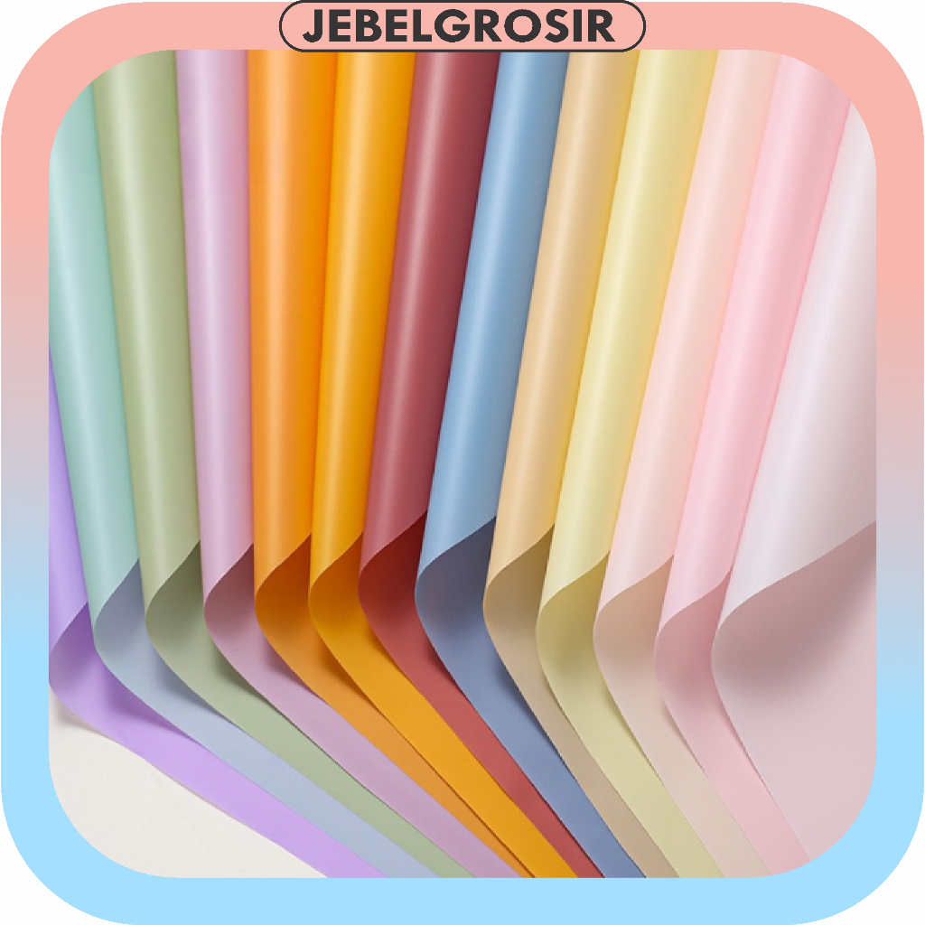 Jual Full Color Polos Cellophane Wrapping Paper Kertas Buket Bunga Hand ...