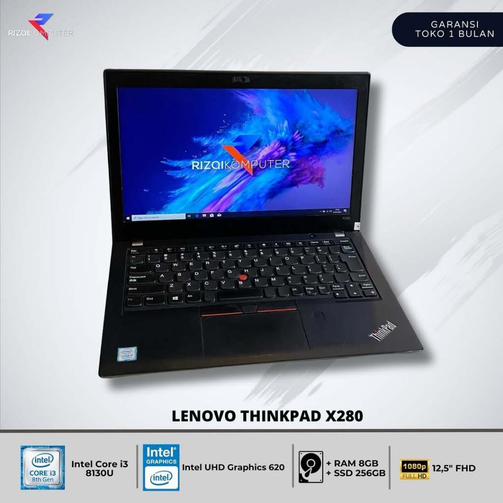 Jual Lenovo Thinkpad X280 Intel Core i3-8130U Ram 8GB SSD 256GB all ...