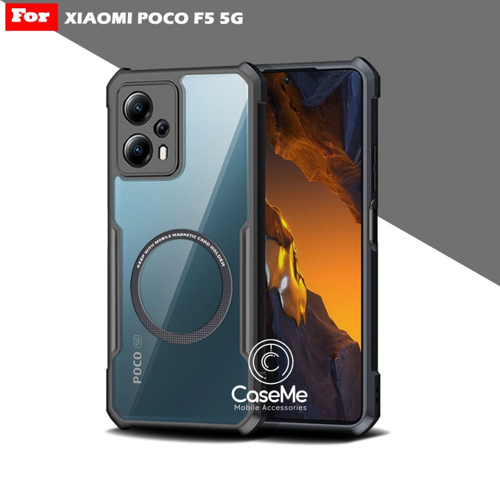 Jual Case Xiaomi Poco F5 5G Softcase Fushion Magnetic Ring Transparan ...