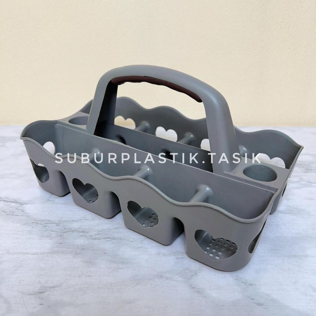Jual [6 pcs] Keranjang Air Mineral Isi 8 Eriko Tebal Ada Tempat Sedotan ...