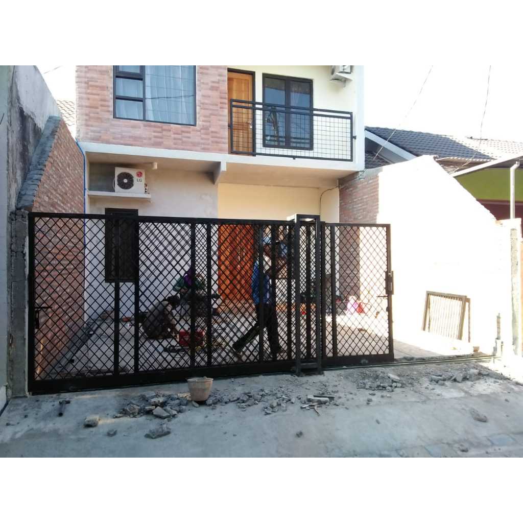 Jual Pagar wiremesh sidoarjo surabaya model jaring" besar | Shopee ...