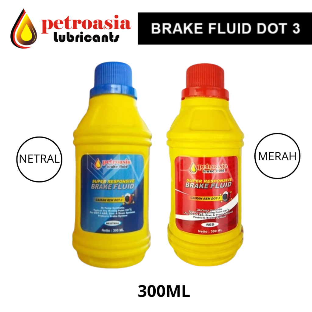 Jual Minyak Rem Oli Rem DOT3 300ml PETROASIA | Shopee Indonesia