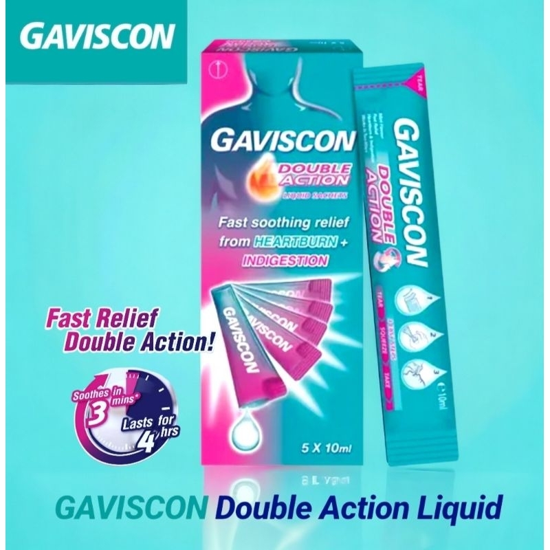 Jual GAVISCON | DOUBLE ACTION 5 x 10ml | Shopee Indonesia