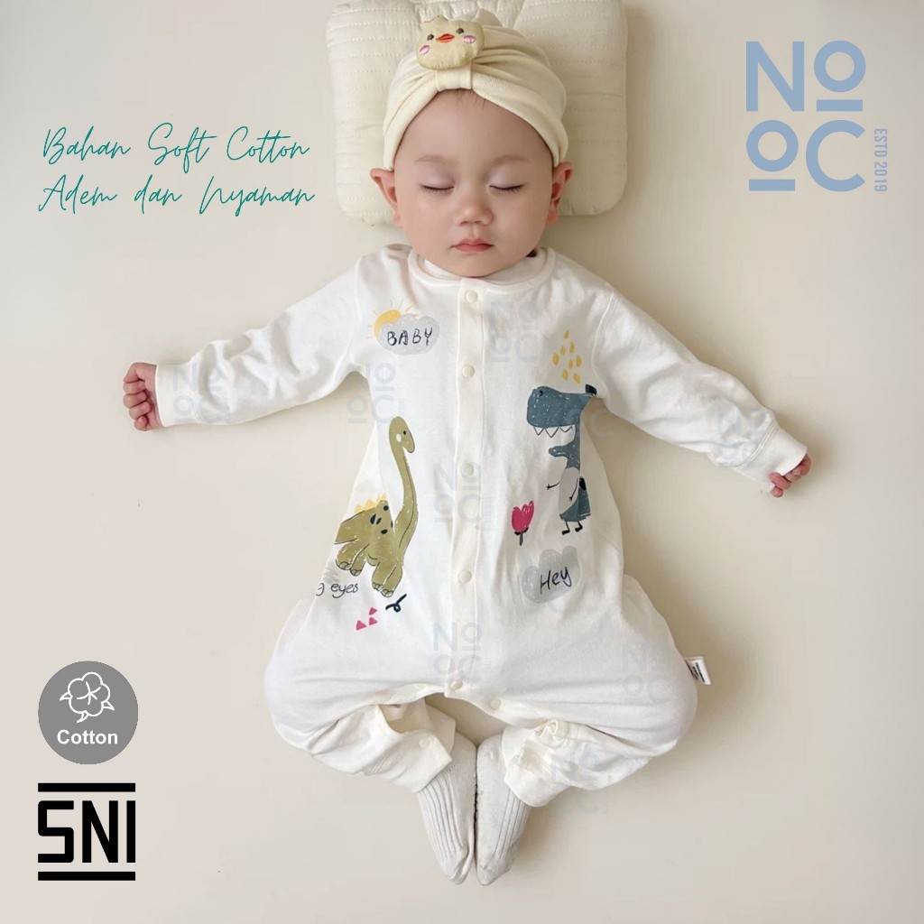 Jual 10.10 Nooc Baju Bayi Newborn Sleepsuit Jumpsuit Lengan Panjang ...